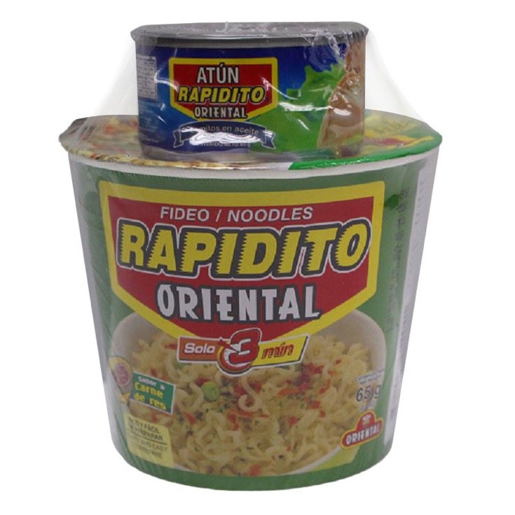 Rapidito Res 65 Gr + Atún 80 Gr Oriental - supermercadosantamaria.com