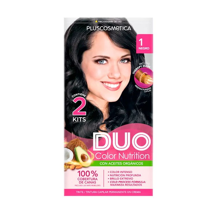 Tinte capilar permanente Duo Color Nutrition - supermercadosantamaria.com