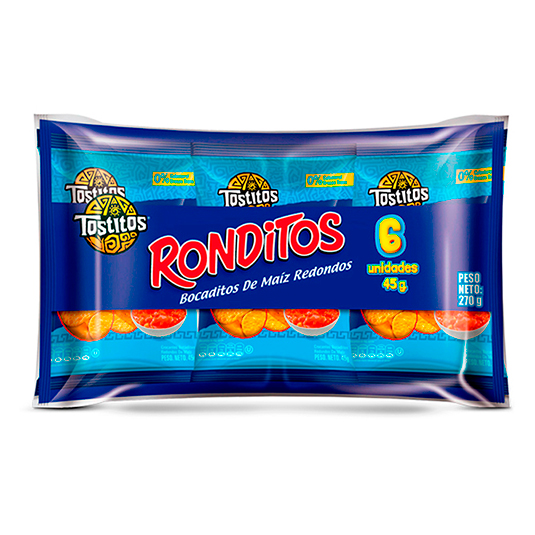 Bocaditos Redondos Maíz Ronditos 150 Gr - supermercadosantamaria.com