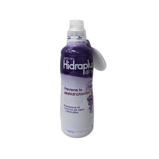 Hidraplus 45 Con Zinc Frasco Sabor Fresa 400 - supermercadosantamaria.com