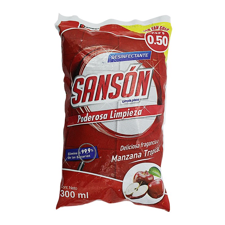 Desinfectante Sanson De Manzana Tropical 300Ml - supermercadosantamaria.com