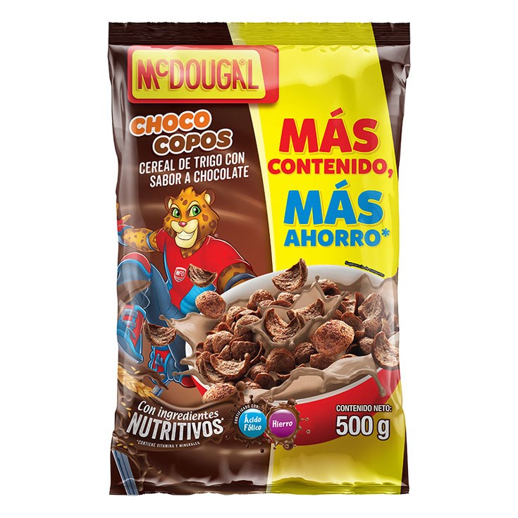 Cereal Funda Chocolate Mc Dougal 500 Gr - supermercadosantamaria.com
