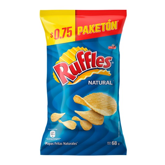 Papas Ruffles Sabor Crema Y Cebolla 400G - supermercadosantamaria.com