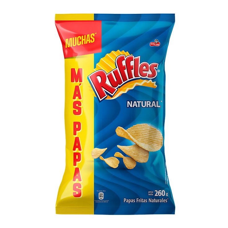 Papa Sabornatural Ruffles 260 Gr - supermercadosantamaria.com