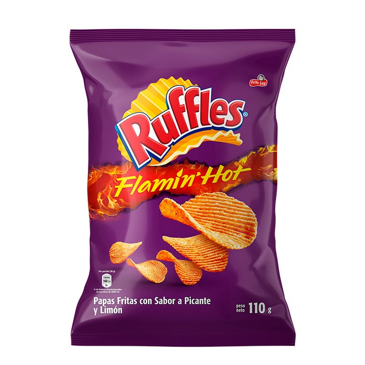 Papa Sabor Picante Y Limon Ruffles 110 Gr - supermercadosantamaria.com