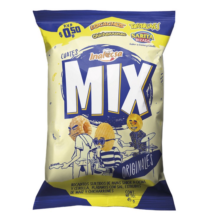 Snack Mix Original Cuates 45 Gr - supermercadosantamaria.com