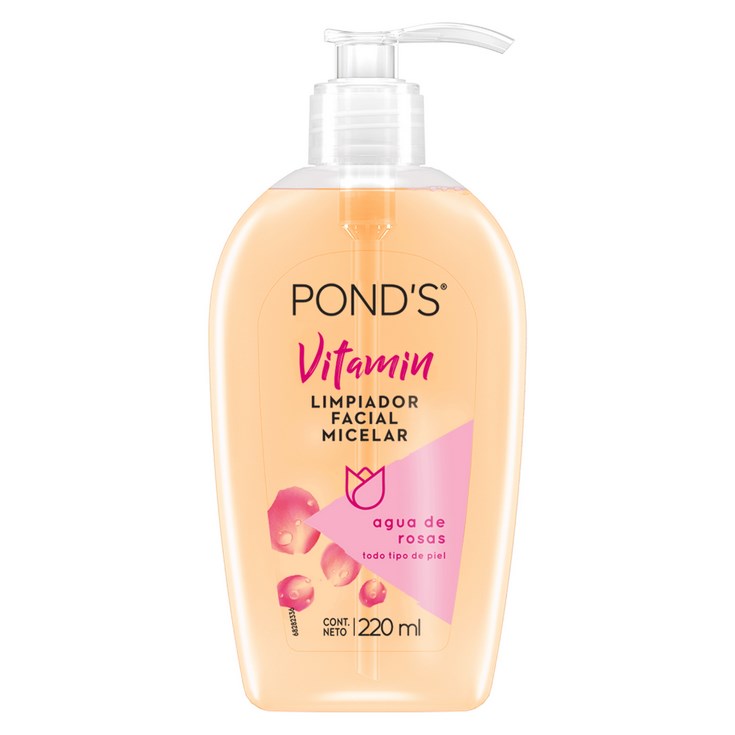 Ponds Limpiador Facial Agua De Rosas 220M - supermercadosantamaria.com