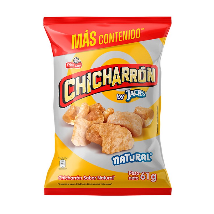 Chicharrón Natural Fritolay 61 Gr - supermercadosantamaria.com