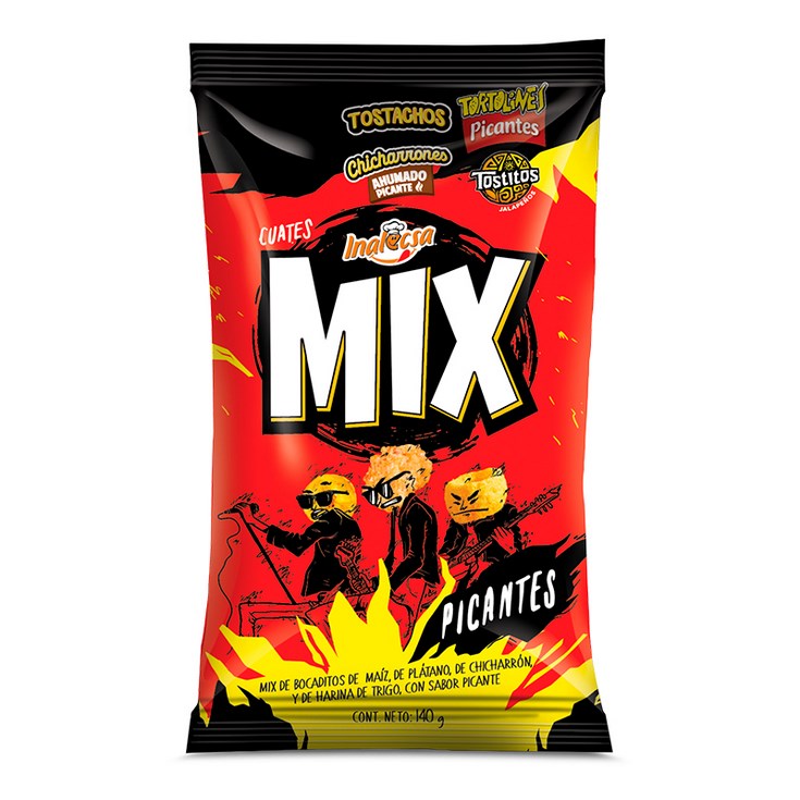 Snack Mix Picante Cuates 140 Gr - supermercadosantamaria.com