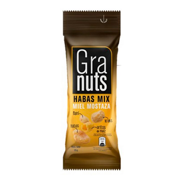 Granuts Habas Mix Miel Mostaza - supermercadosantamaria.com
