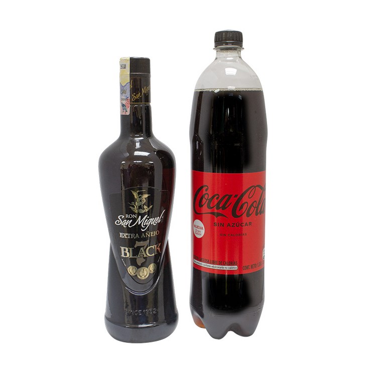Combo Ron San Miguel 7 Años 750Ml + Coca Cola Sin ...