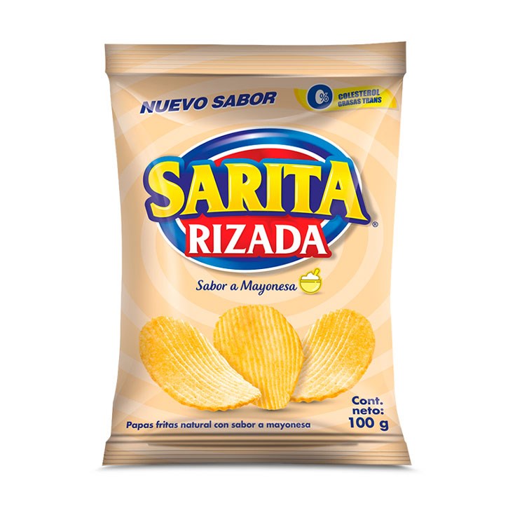Sarita Papas Rizadas Mayonesa 100Gr. - supermercadosantamaria.com