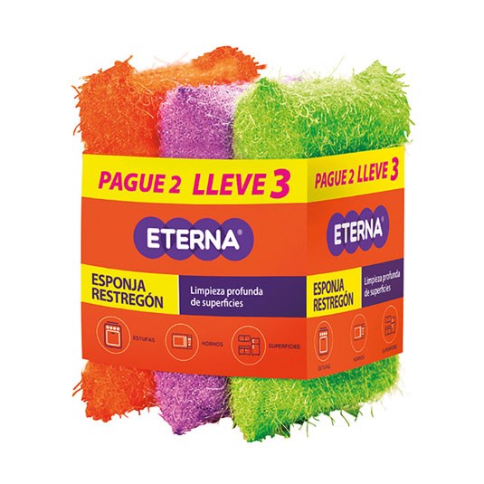 Eterna Esponja Doble Uso X 1 Und (2,5 Cm) - supermercadosantamaria.com