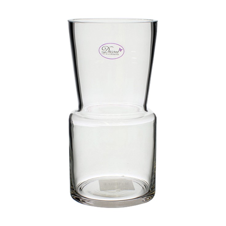 Florero Transparente Liso 100%Vidrio Sodalime 20Cm ...