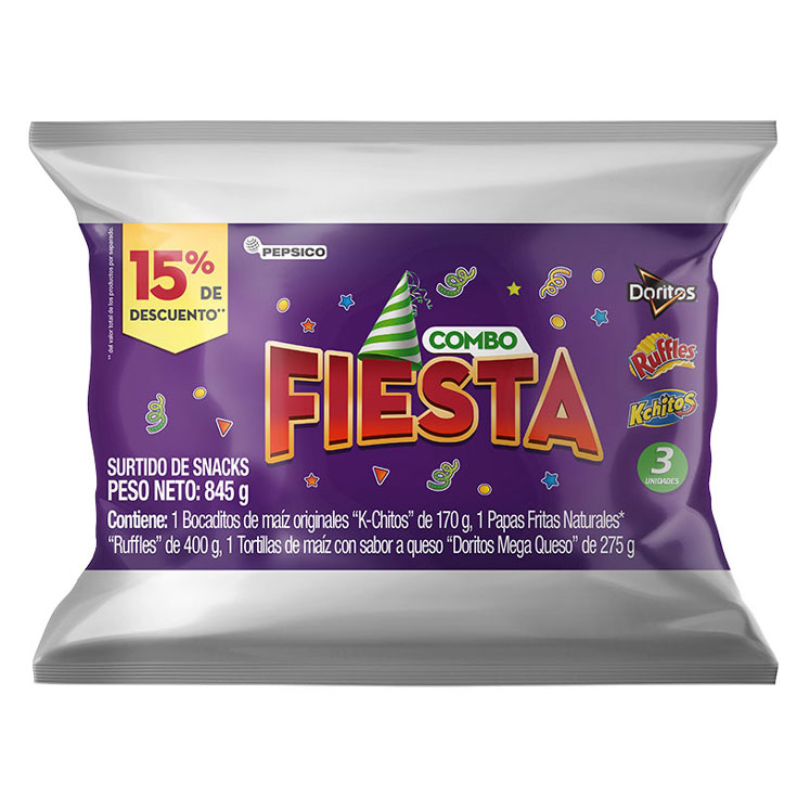 Combo Stick Fiesta 845G - supermercadosantamaria.com