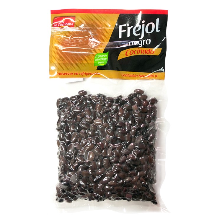 Frejol Negro Cocinado La Cuencana 400Gr - supermercadosantamaria.com