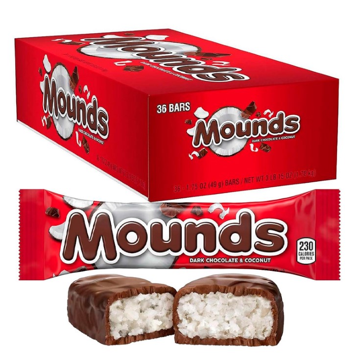 Chocolate Negro con Coco Mounds 40GR. - supermercadosantamaria.com