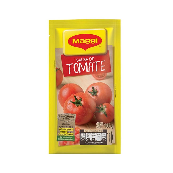 Salsa De Tomate Sobre Maggi 100 Gr - supermercadosantamaria.com