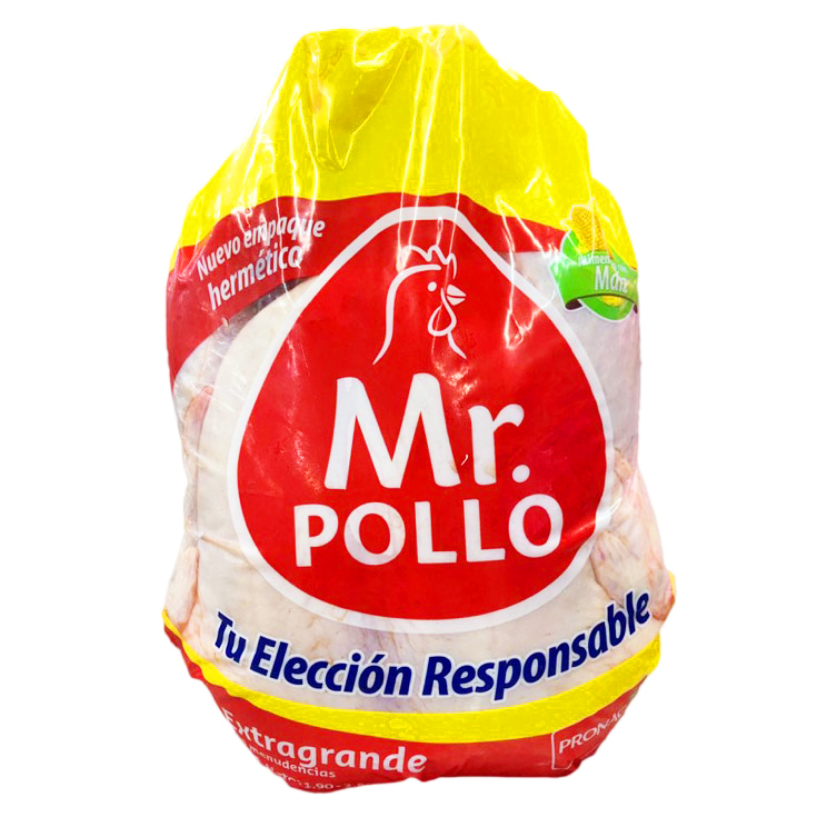 Mr. Pollo Completo Extragrande Congelado Kg - supermercadosantamaria.com