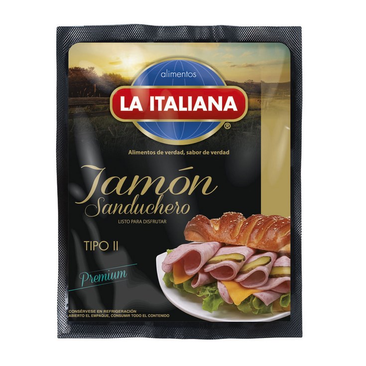 Jamón Sanduchero La Italiana 200 Gr - supermercadosantamaria.com