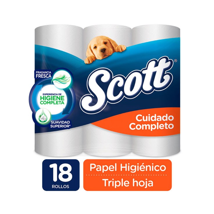 Papel Higenico Scott Rollo 18Und - supermercadosantamaria.com