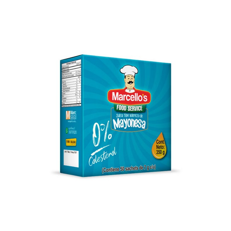 Mayonesa Sachet Marcello´s X 50 Uni - supermercadosantamaria.com