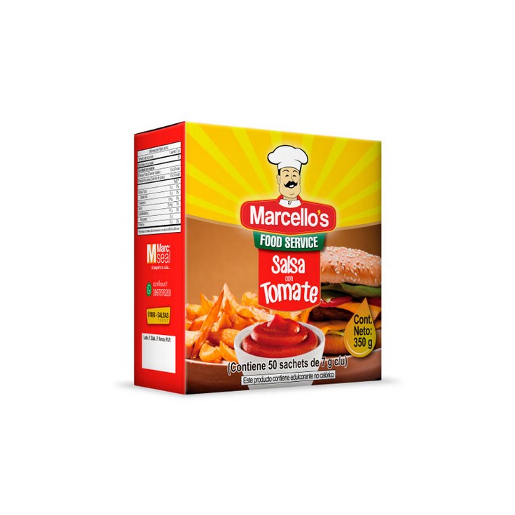 Salsa De Tomate Sachet Marcello´S 50 Uni - supermercadosantamaria.com